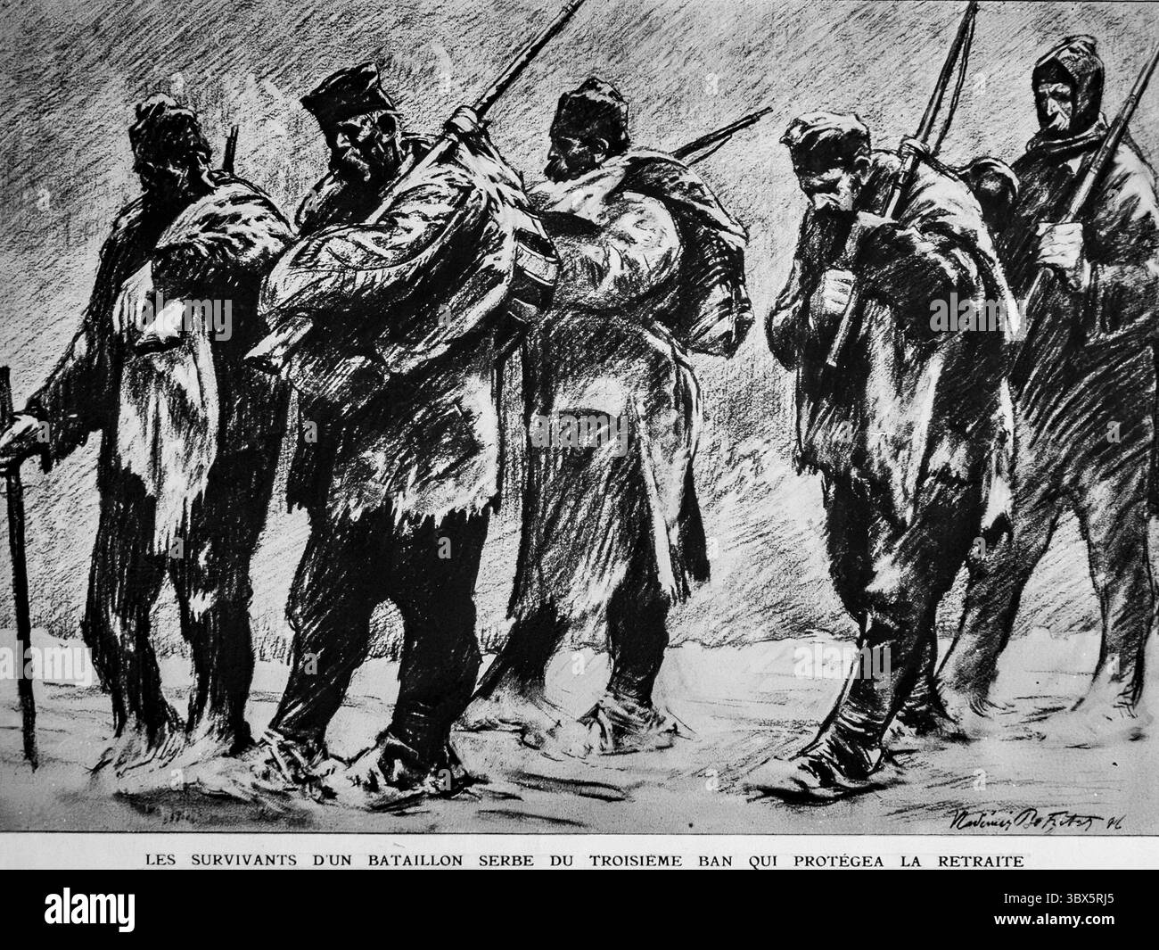 Published in L'Illustration on 4 March 1916, this drawing by Vladimir ...