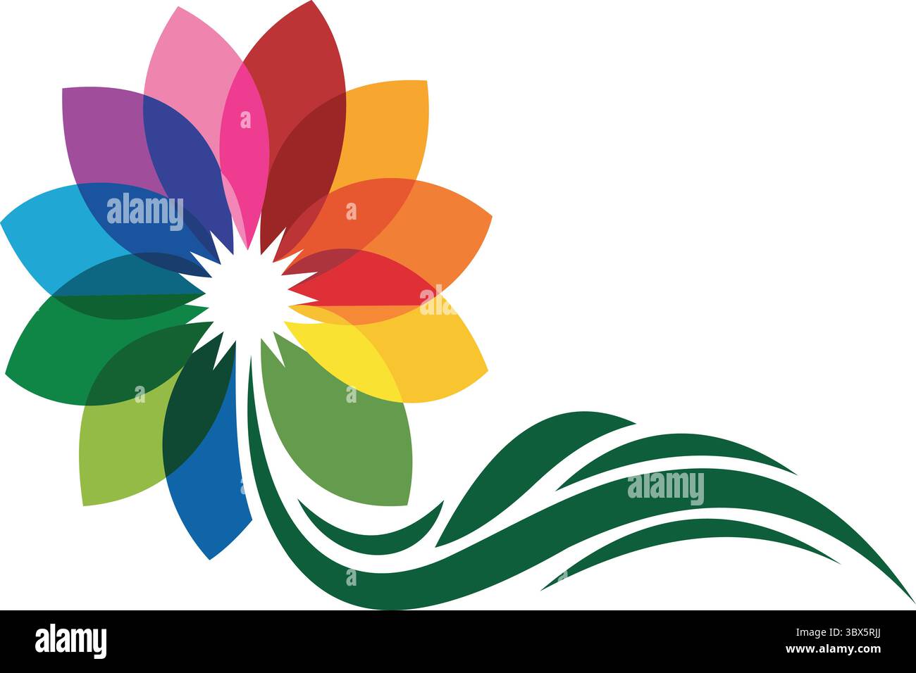 Dynamic abstract representation vibrant Stock Vector Images - Alamy