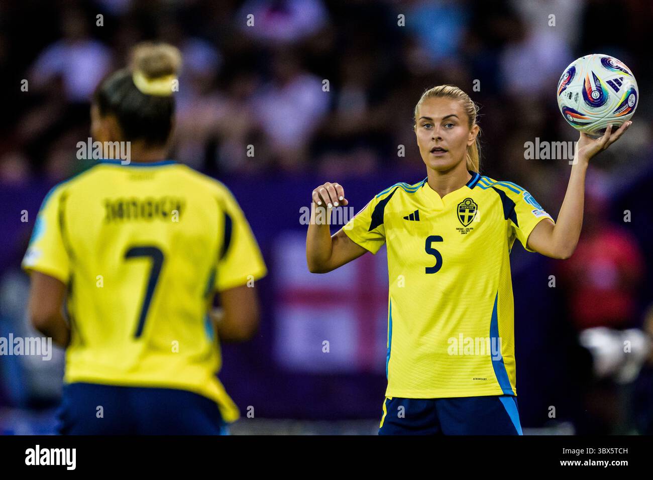 250717 Amanda Nildén of Sweden during the UEFA Women's Euro 2025 ...