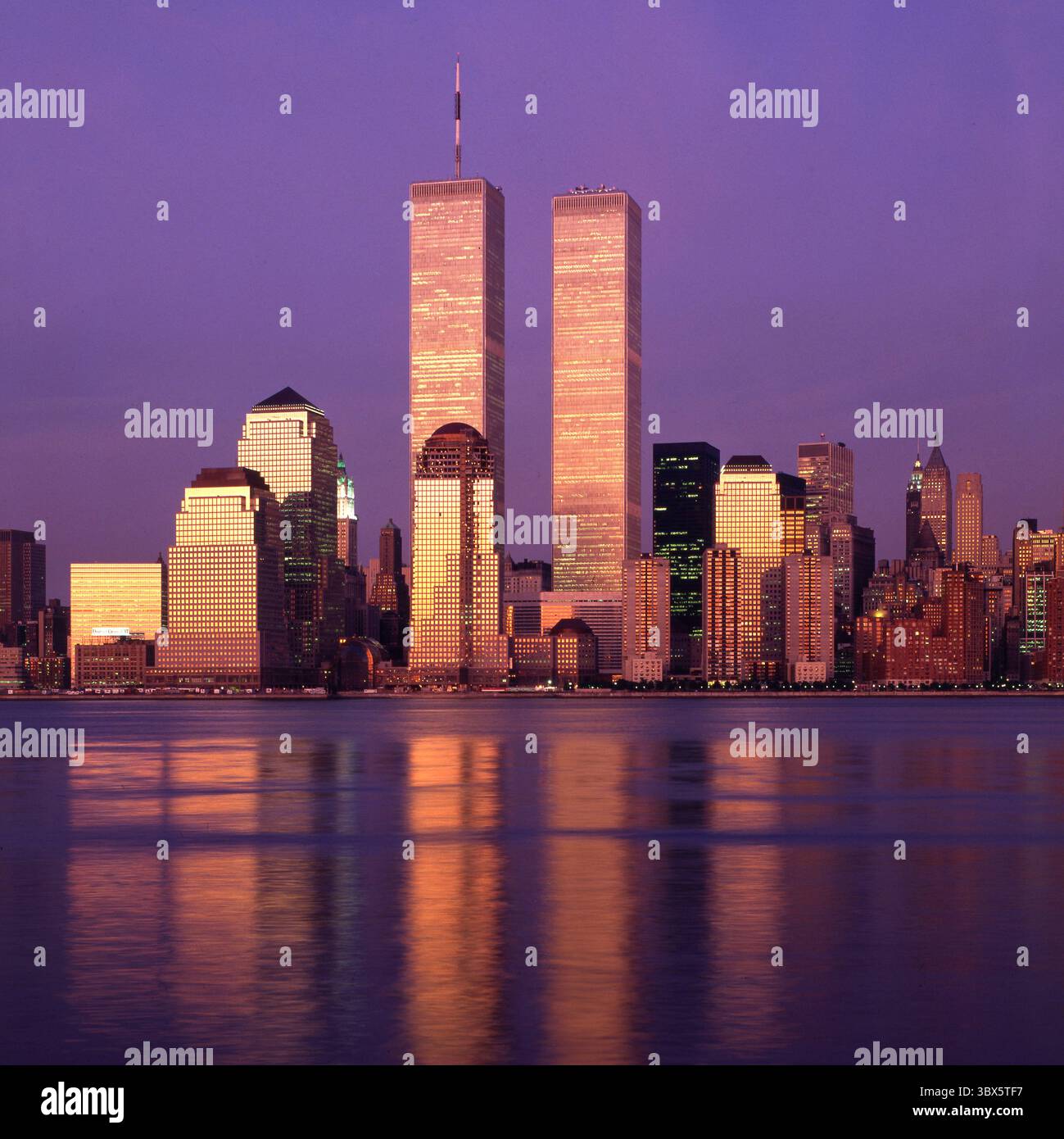 September 11, 1991, New York, New York, USA: The World Trade Center ...