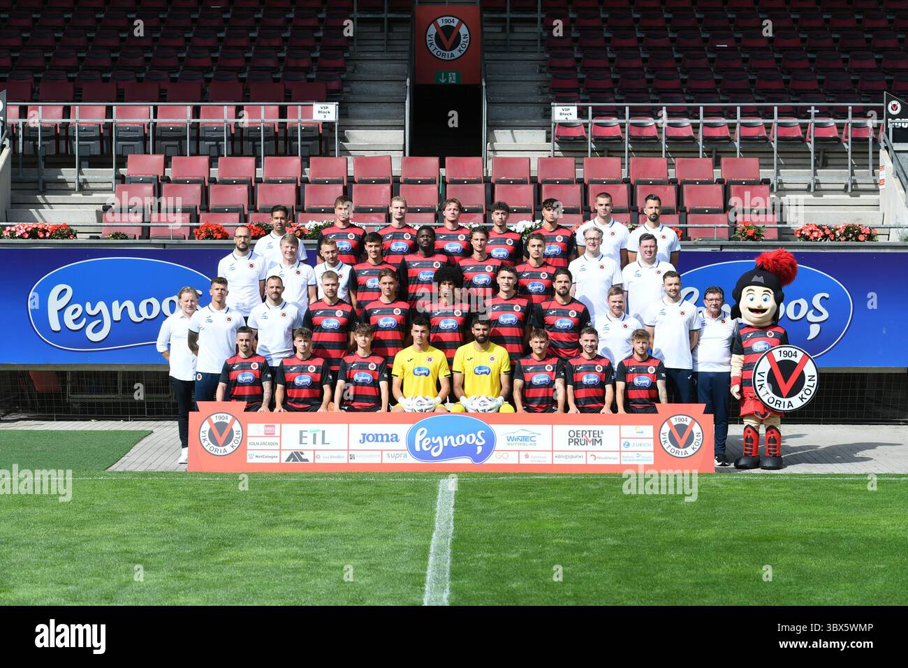 Fussball 3. Liga Offizieller Fototermin FC Viktoria Koeln am 17.07.2025 ...