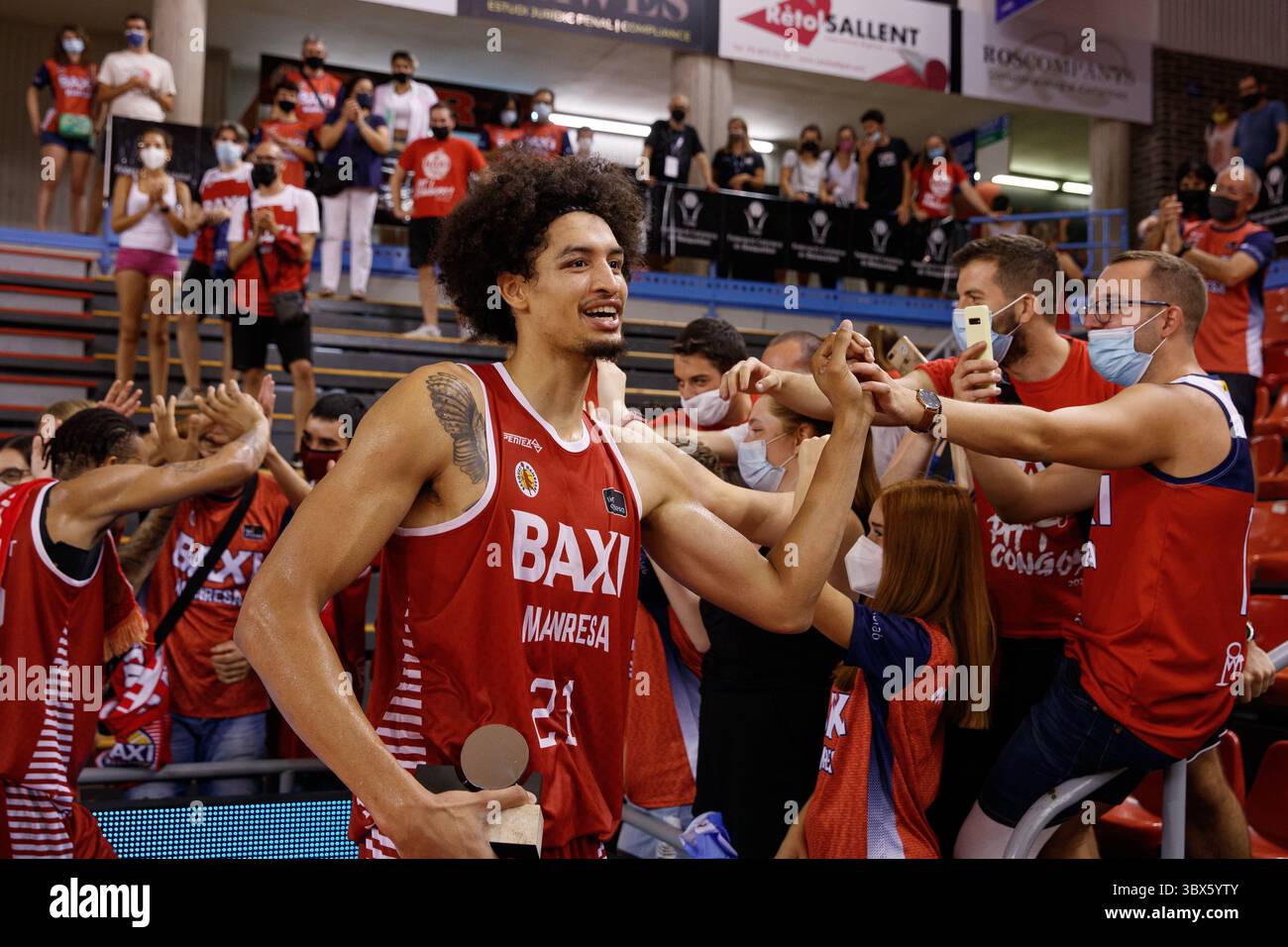 September 5, 2021, Manresa, Barcelona, Spain: Imael Bako of Baxi ...