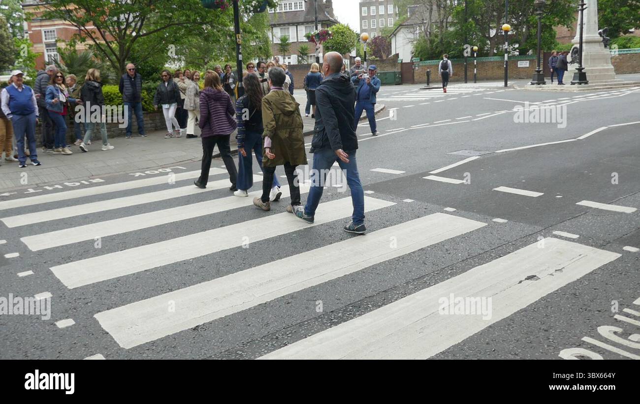 London, England 27th May 2025 Abbey Road Crosswalk at Abbey Road ...