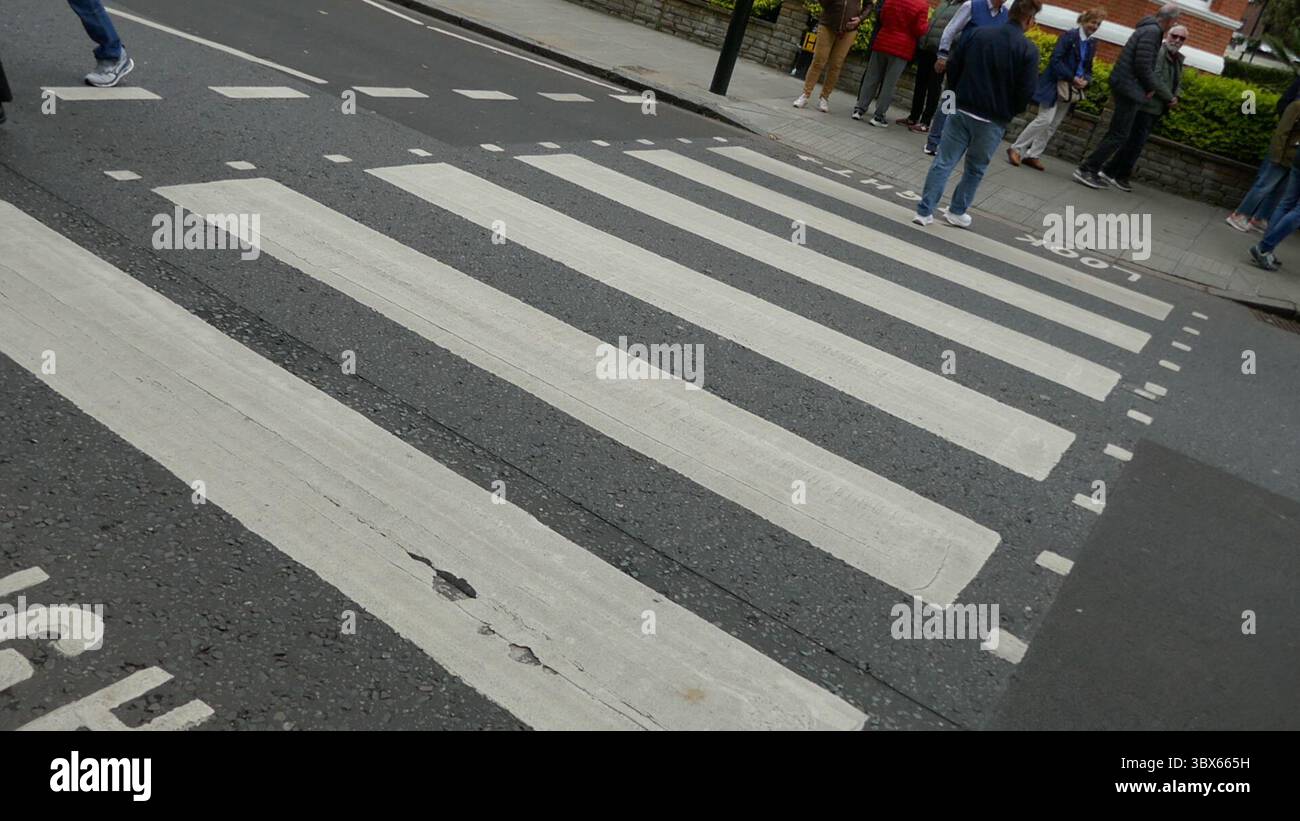London, England 27th May 2025 Abbey Road Crosswalk at Abbey Road ...