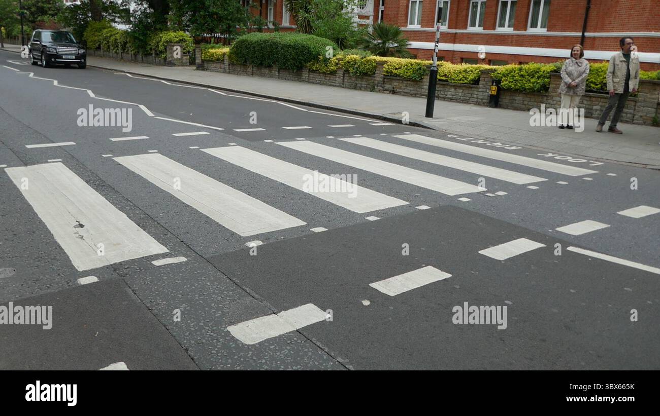 London, England 27th May 2025 Abbey Road Crosswalk Famous for Beatles ...