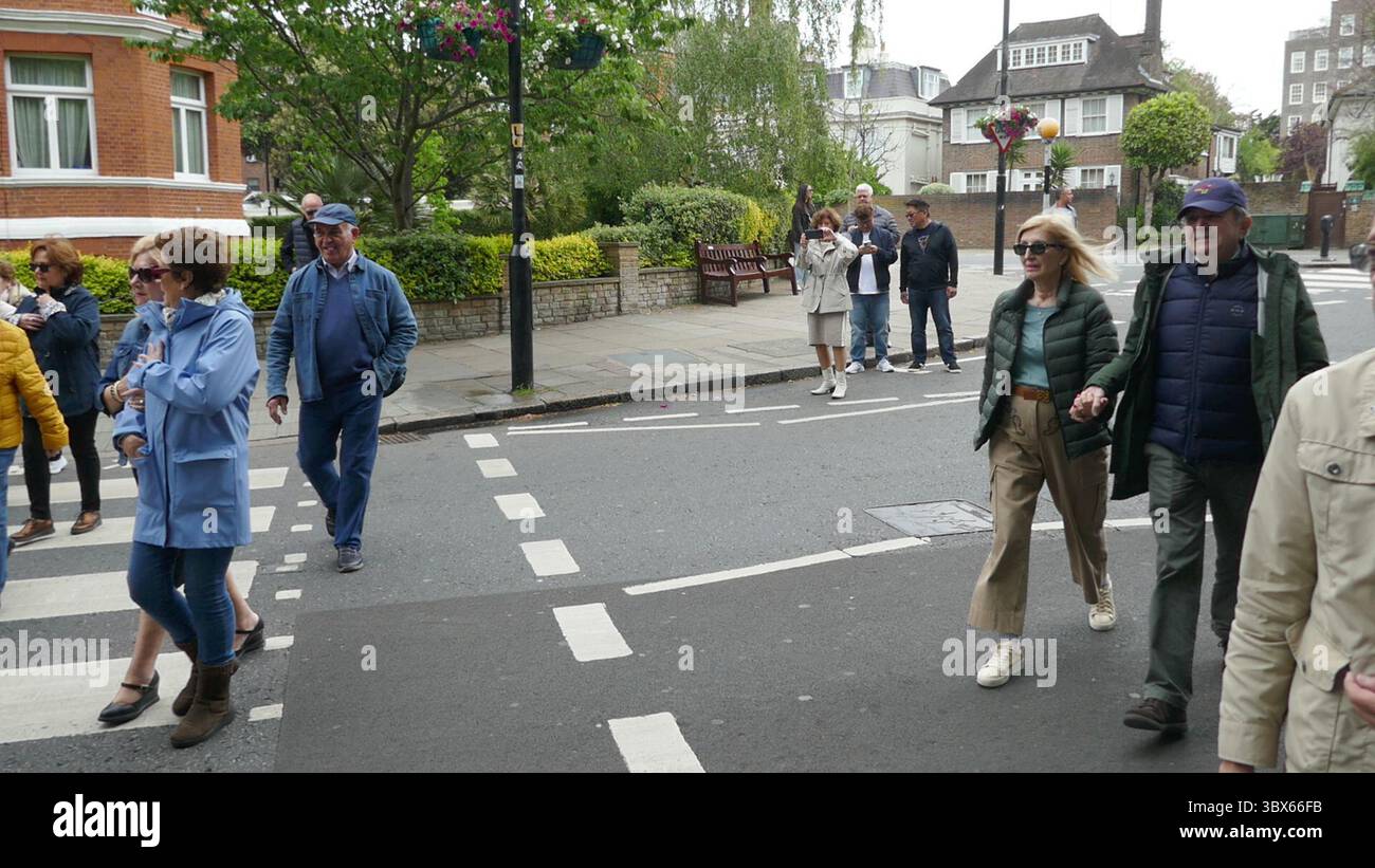 London, England 27th May 2025 Abbey Road Crosswalk at Abbey Road ...