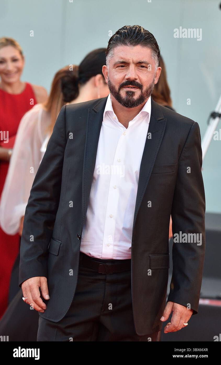 Italian football coach Gennaro Gattuso at the 78 Venice International ...