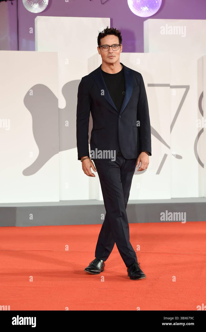 Italian actor Gabriel Garko at the 78 Venice International Film ...