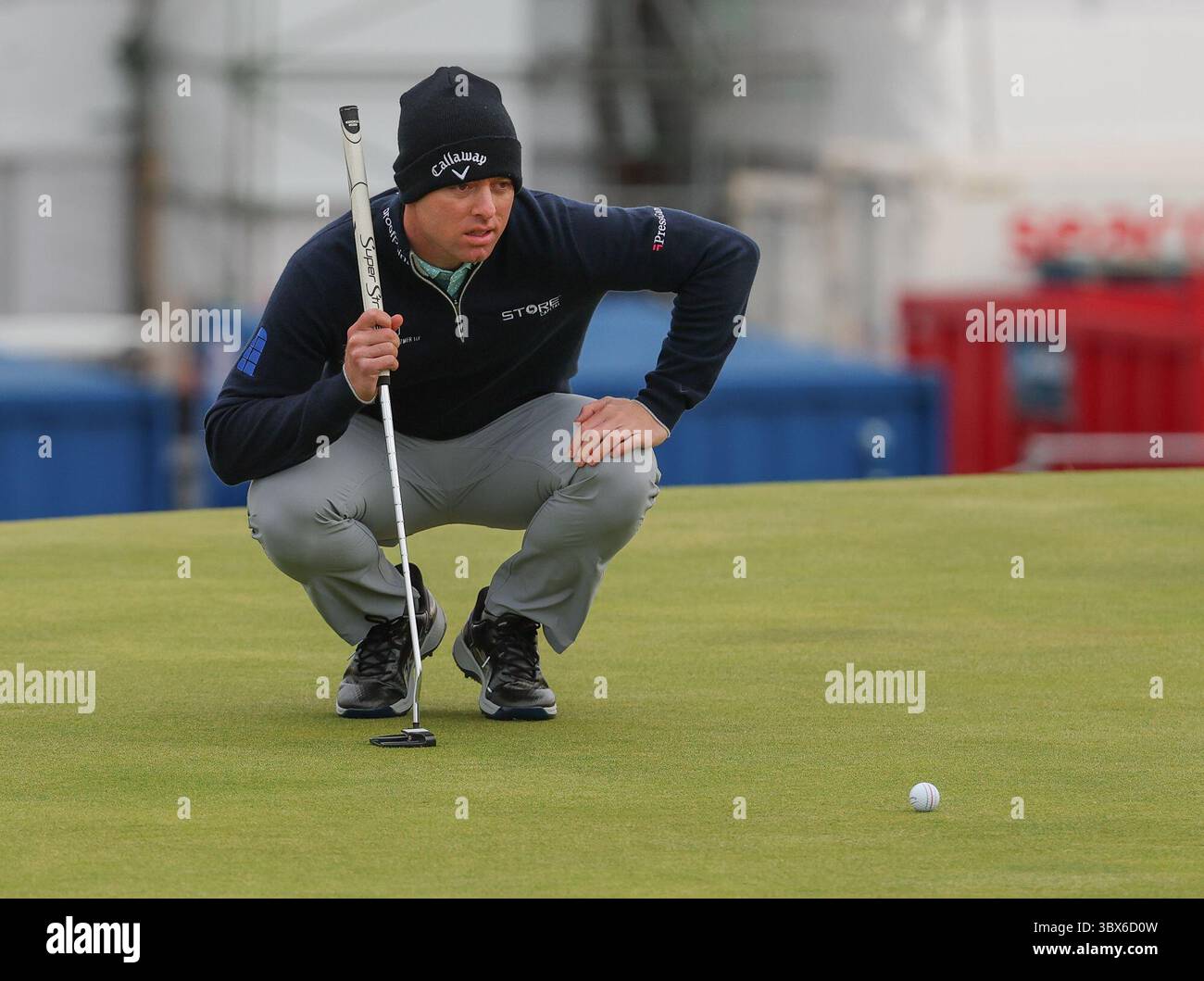 Max Greyserman First round proper of The 153rd Open Golf Championship ...