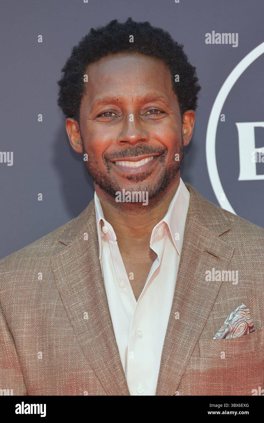 Desmond Howard attends the 2025 ESPY Awards at Dolby Theatre on July 16 ...