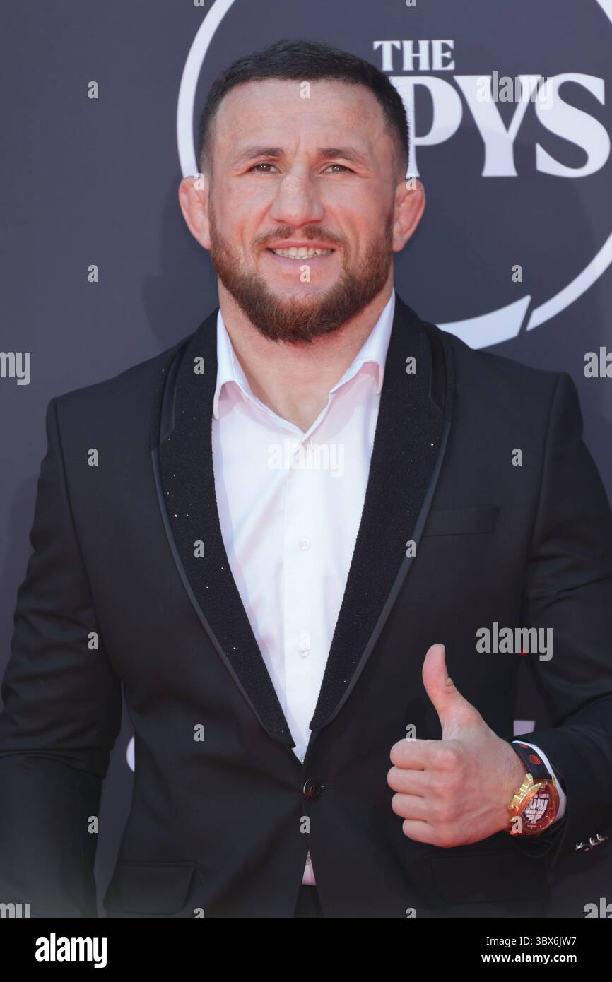 Merab Dvalishvili attends the 2025 ESPY Awards at Dolby Theatre on July ...