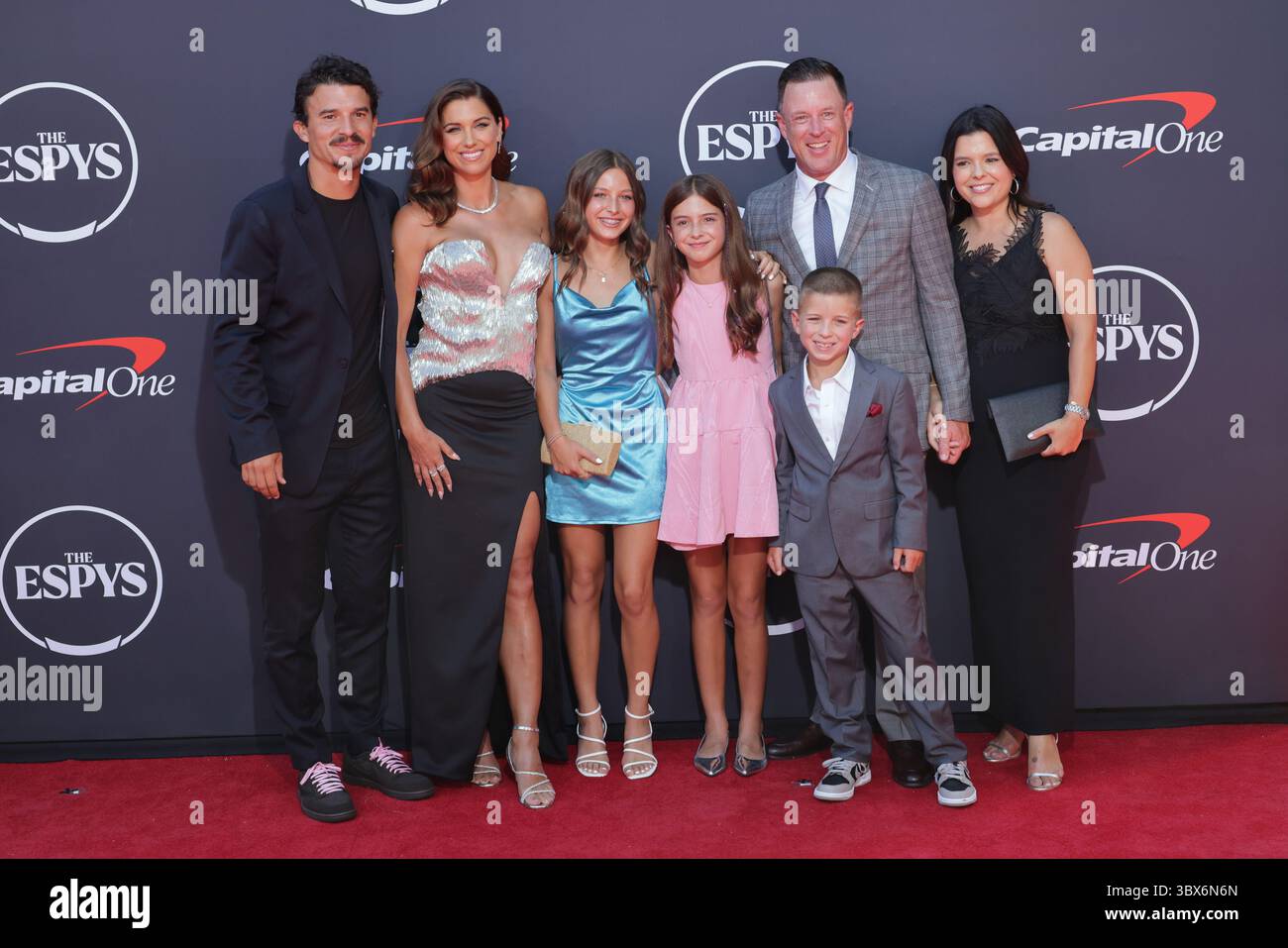 Servando Carrasco, Alex Morgan, and family attend the 2025 ESPY Awards at Dolby Theatre on July ...