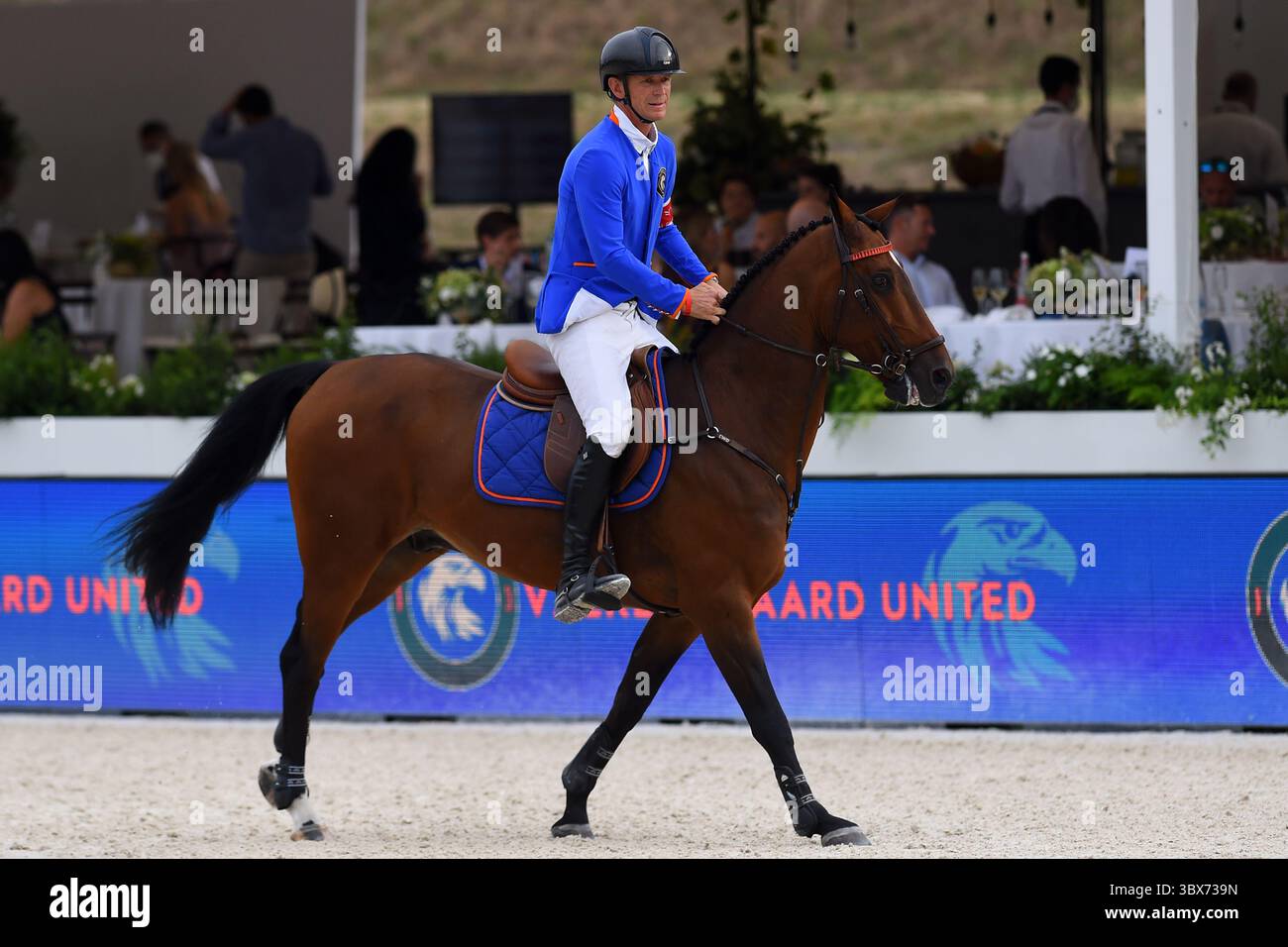 Peder Fredricson during the Roman stage of the Longines Global Champion ...