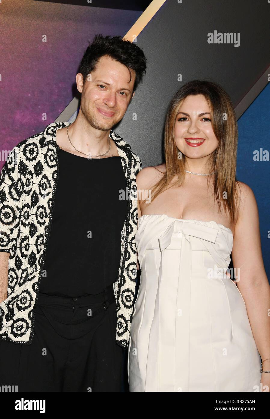 LOS ANGELES, CALIFORNIA - JULY 08: (L-R) Doug Rockwell and Tova Litvin arrive at the world ...