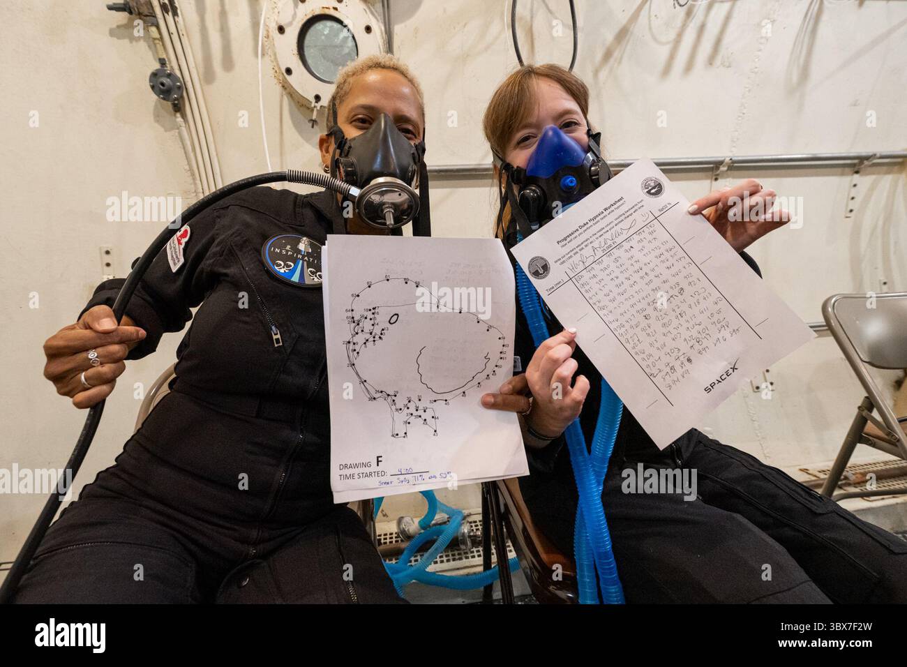 July 2, 2021 - California, USA - Jared Isaacman, Hayley Arceneaux ...