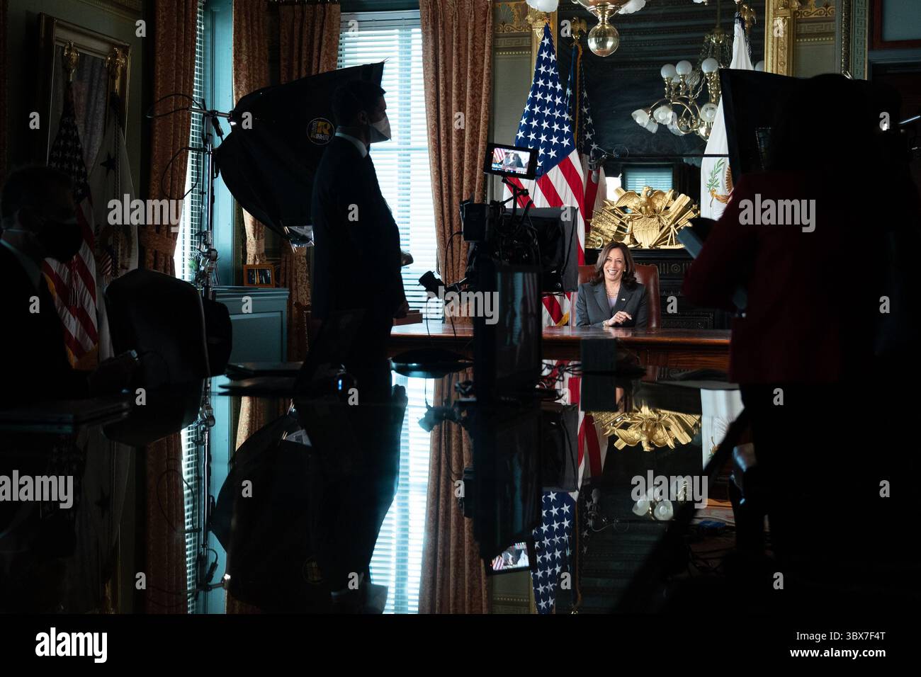 Aug 4, 2021 - Washington, D.C., USA - Vice President Kamala Harris ...