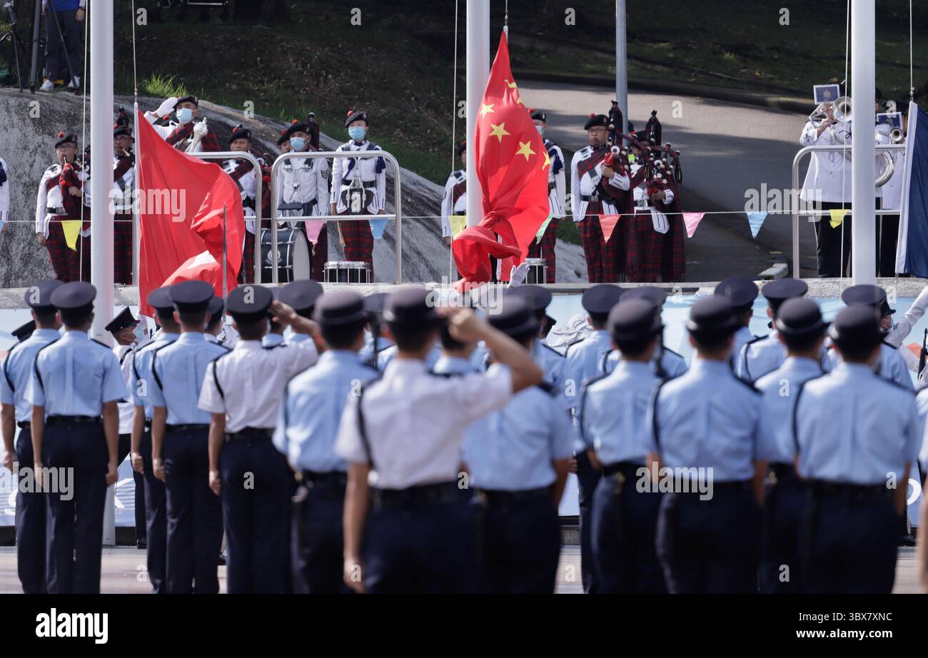 September 18, 2021, HONG KONG, CHINA: Cadets of the HK POLICE COLLEGE ...