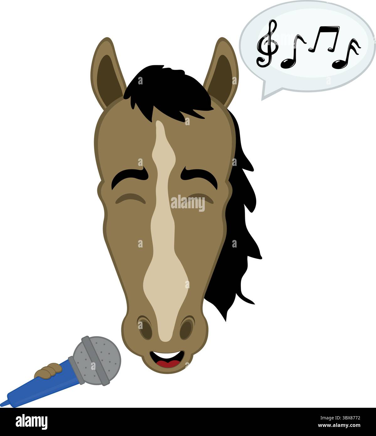 Broadcast face Stock Vector Images - Alamy