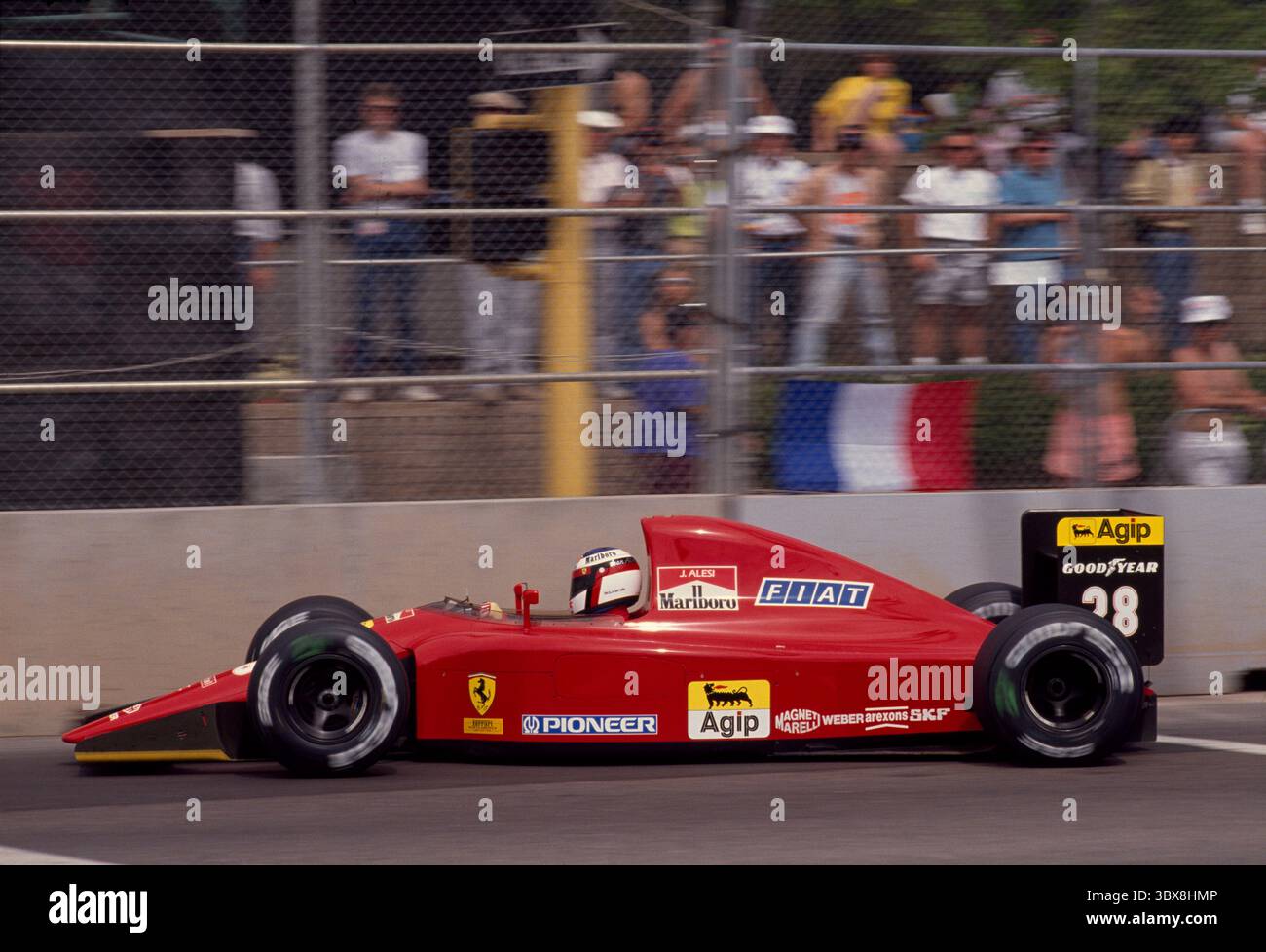 1991 Jean Alesi - Ferrari 642 V12 - F1 - United States Grand Prix ...
