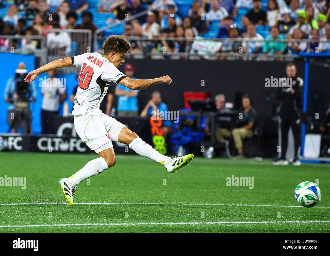 July 16, 2025: DC United mid-fielder Gabriel Pirani (10) scores goal in ...
