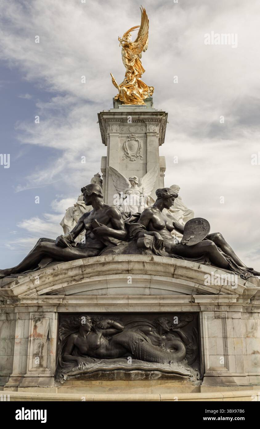 London, UK - Jul 12, 2025 - The bronze figure of Victory is prominently ...