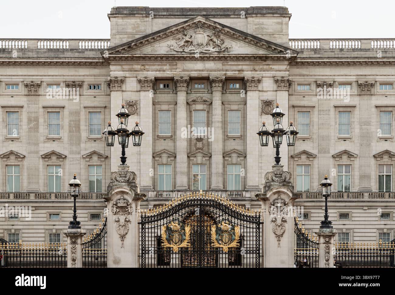 London, UK - Jul 12, 2025 - The Buckingham Palace with The main iconic ...
