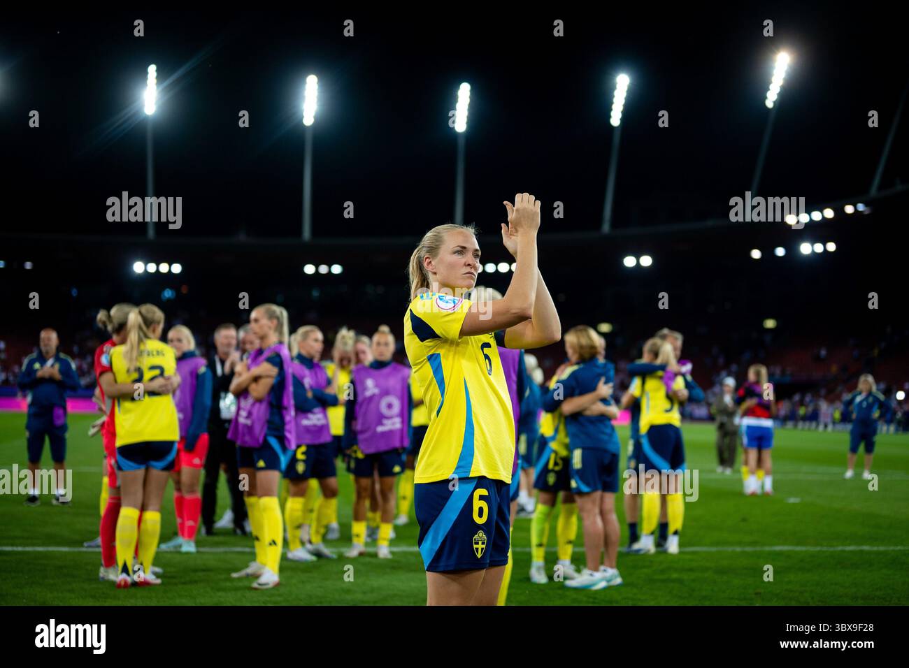 Magdalena Eriksson (Schweden, #06) und Team sind enttauescht ueber die ...