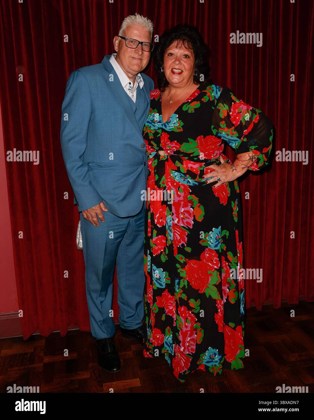 Peter Dowling and Karen Chamberlain attend the Alan Endfield's Summer Party 2025 held at the ...