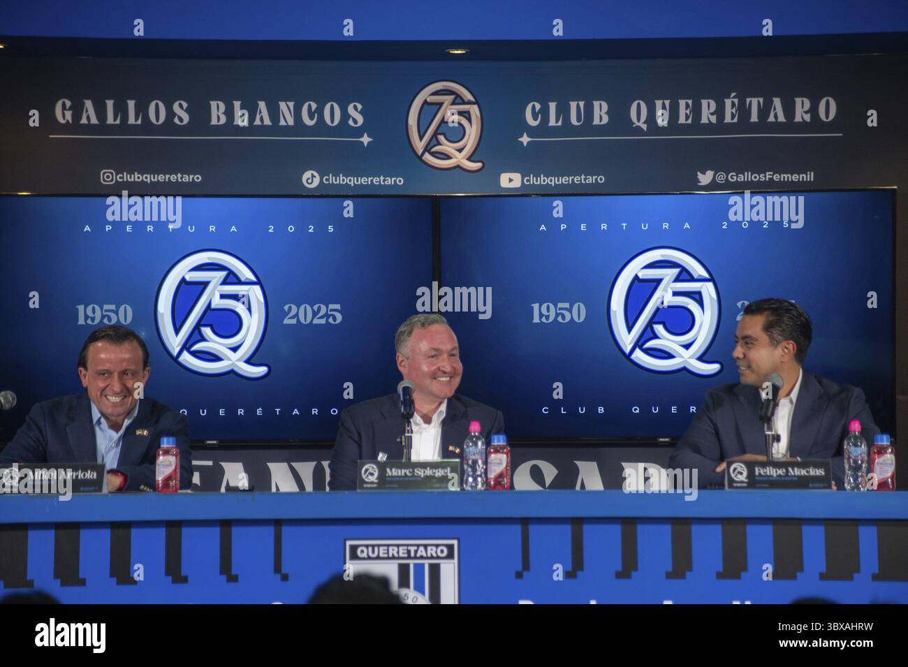 Non Exclusive: (L-R) Mikel Arriola Peñalosa, Executive President of ...