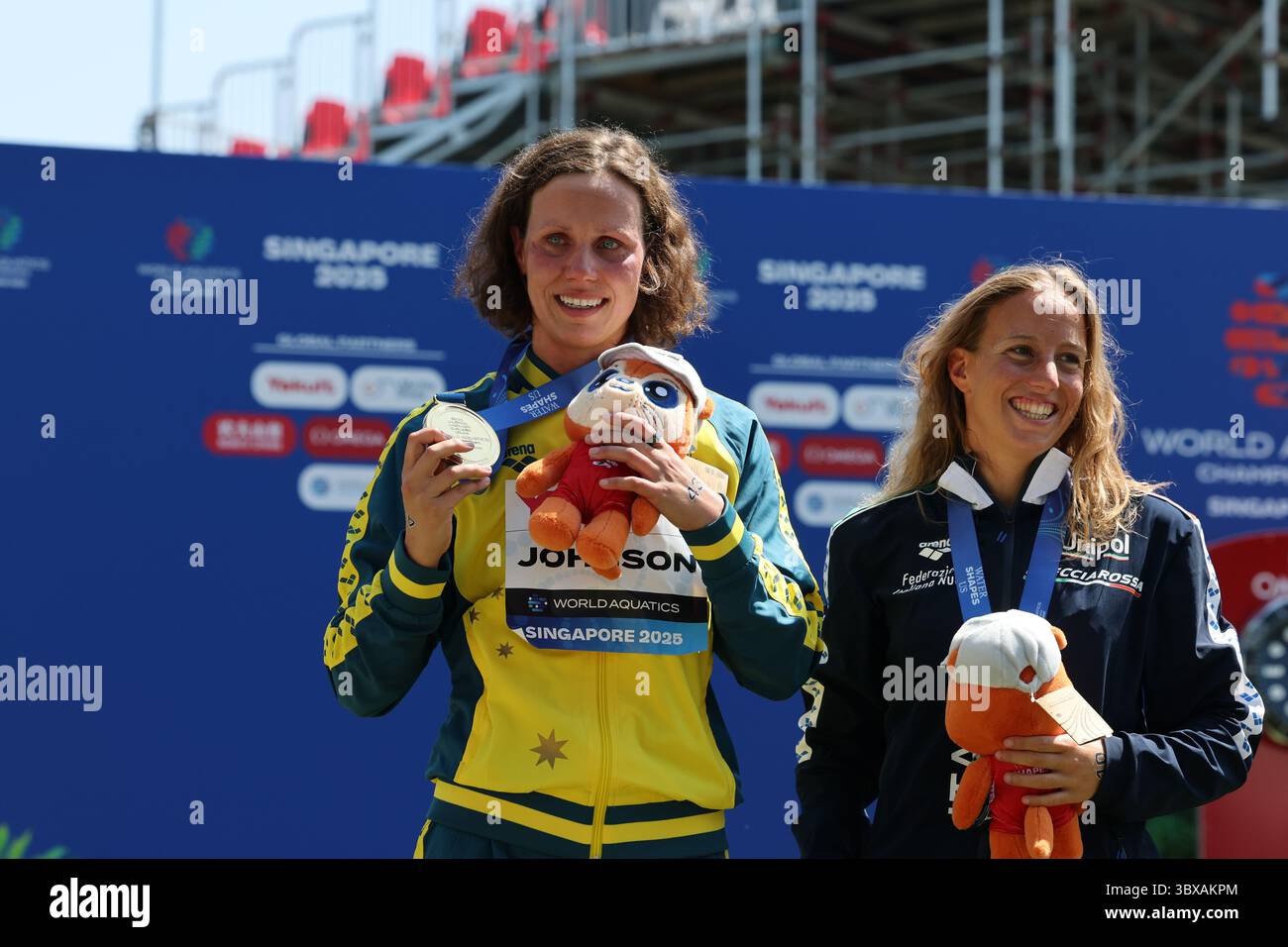 World Aquatics Championships 2025 Singapore “Golden smiles at Sentosa ...