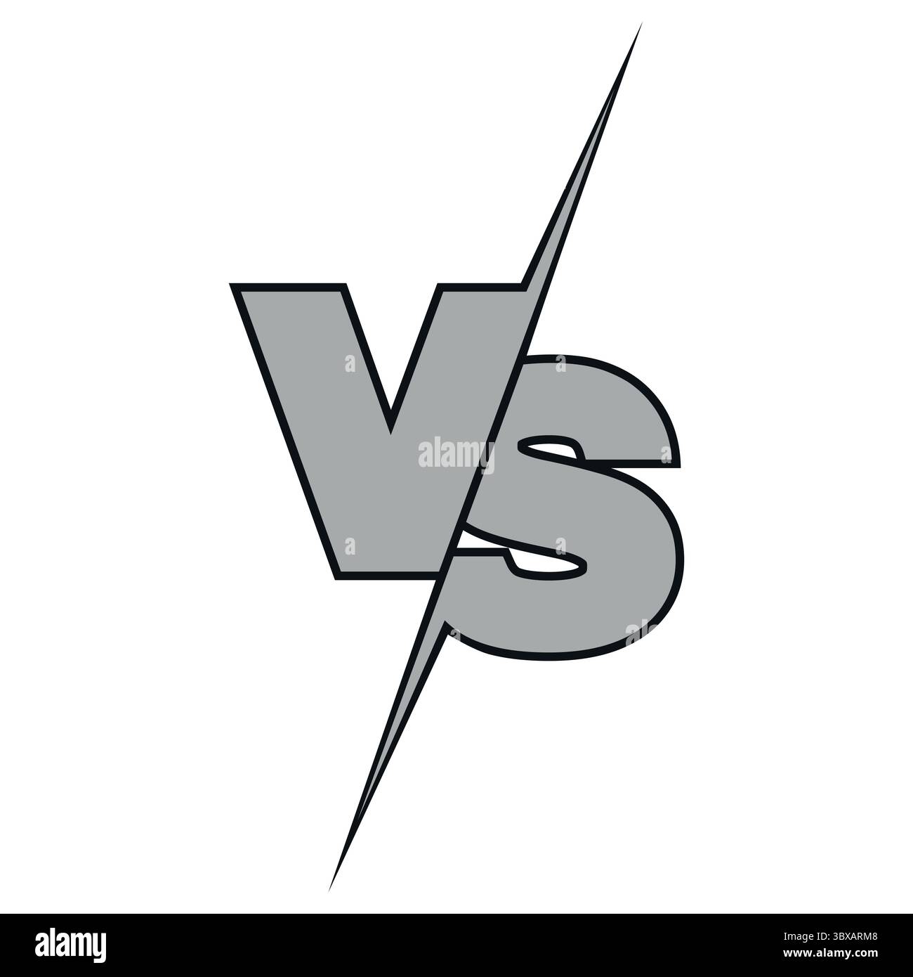 VS Typography for Sports, Fighting, Competition, Battle, Match, Game ...