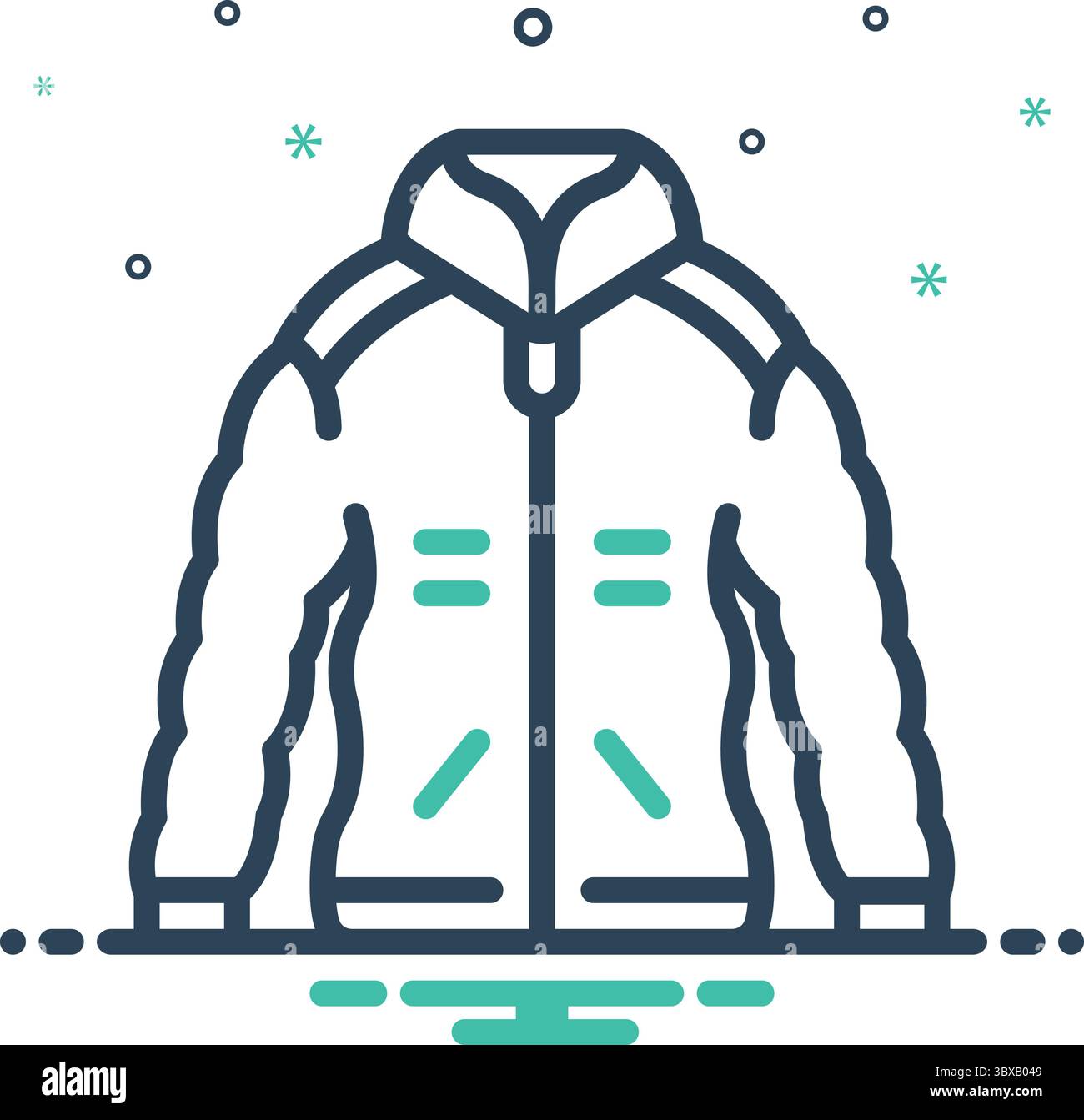 Icon jacket outerwear Cut Out Stock Images & Pictures - Alamy