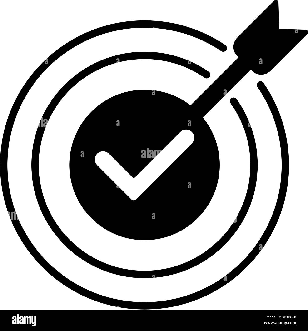 Success icons as victory, task, objectives. vector Stock Vector Image ...