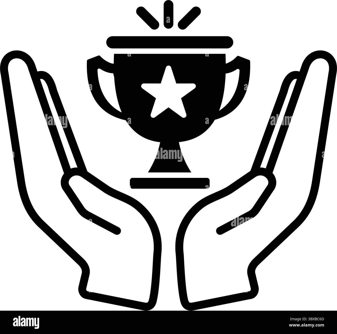 Victory icon Black and White Stock Photos & Images - Alamy