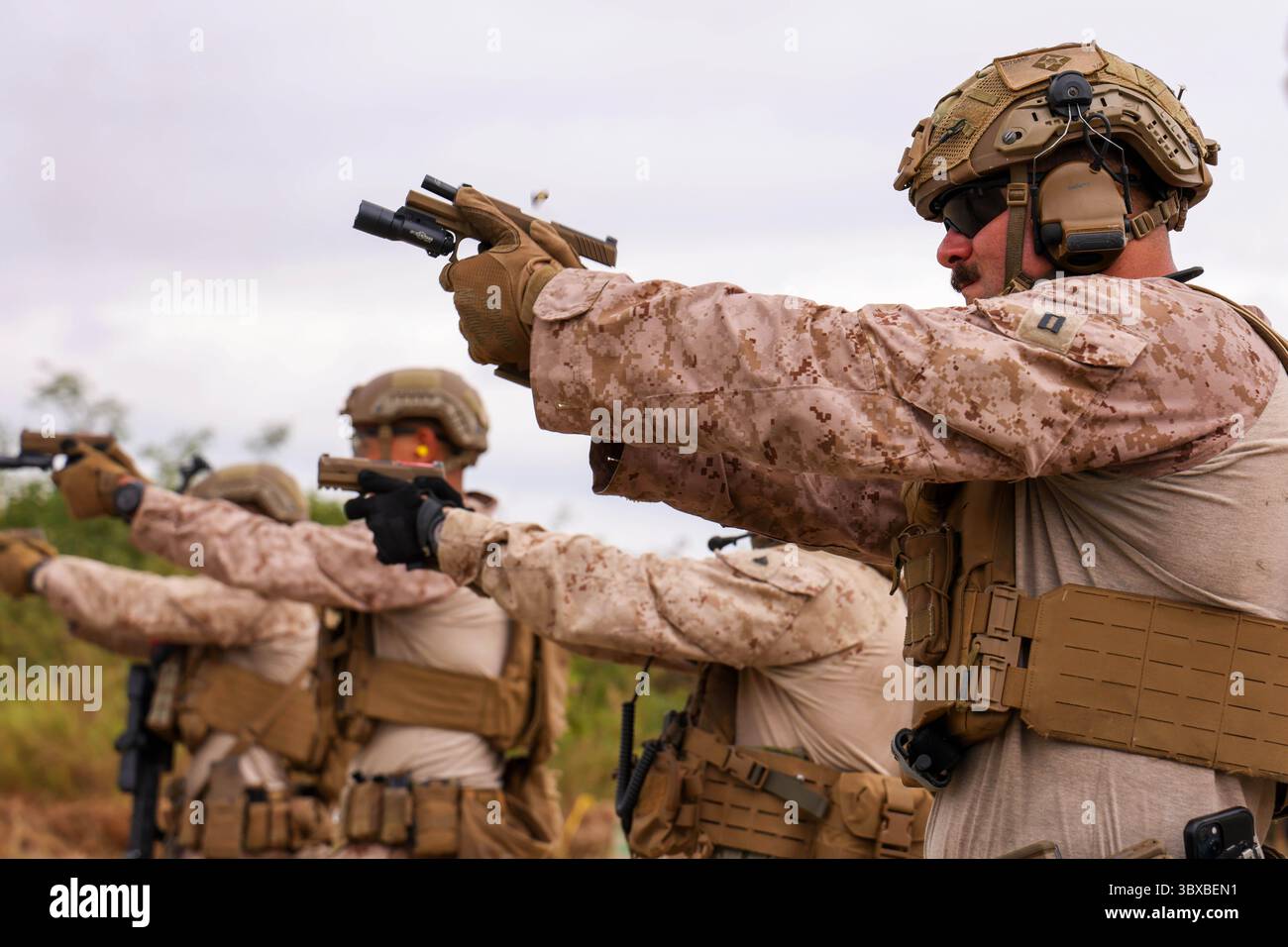 July 8, 2025 - Ecuador - Capt. Solomon Ott, platoon commander, Marine ...