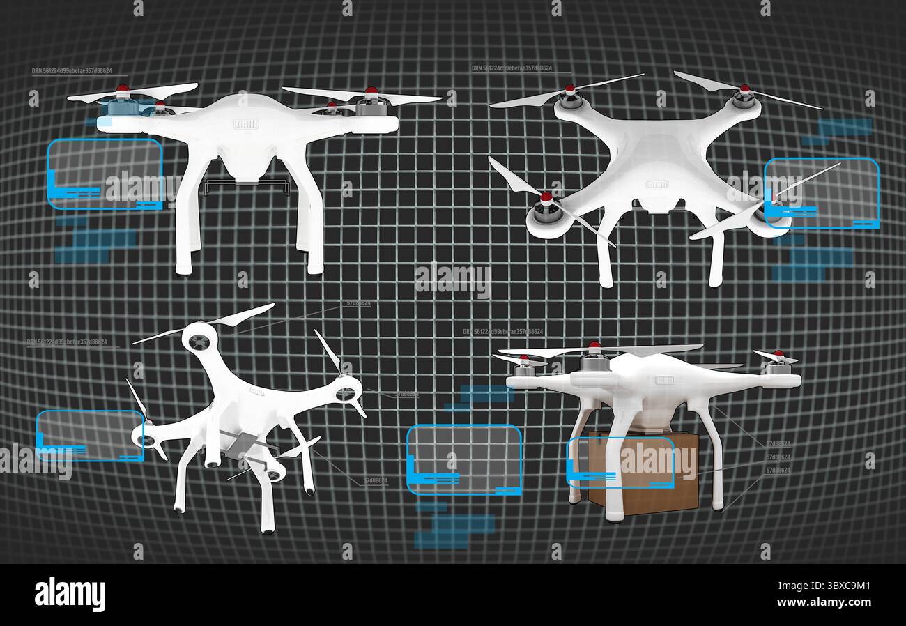 Drones aircraft innovation aerial hi-res stock photography and images ...