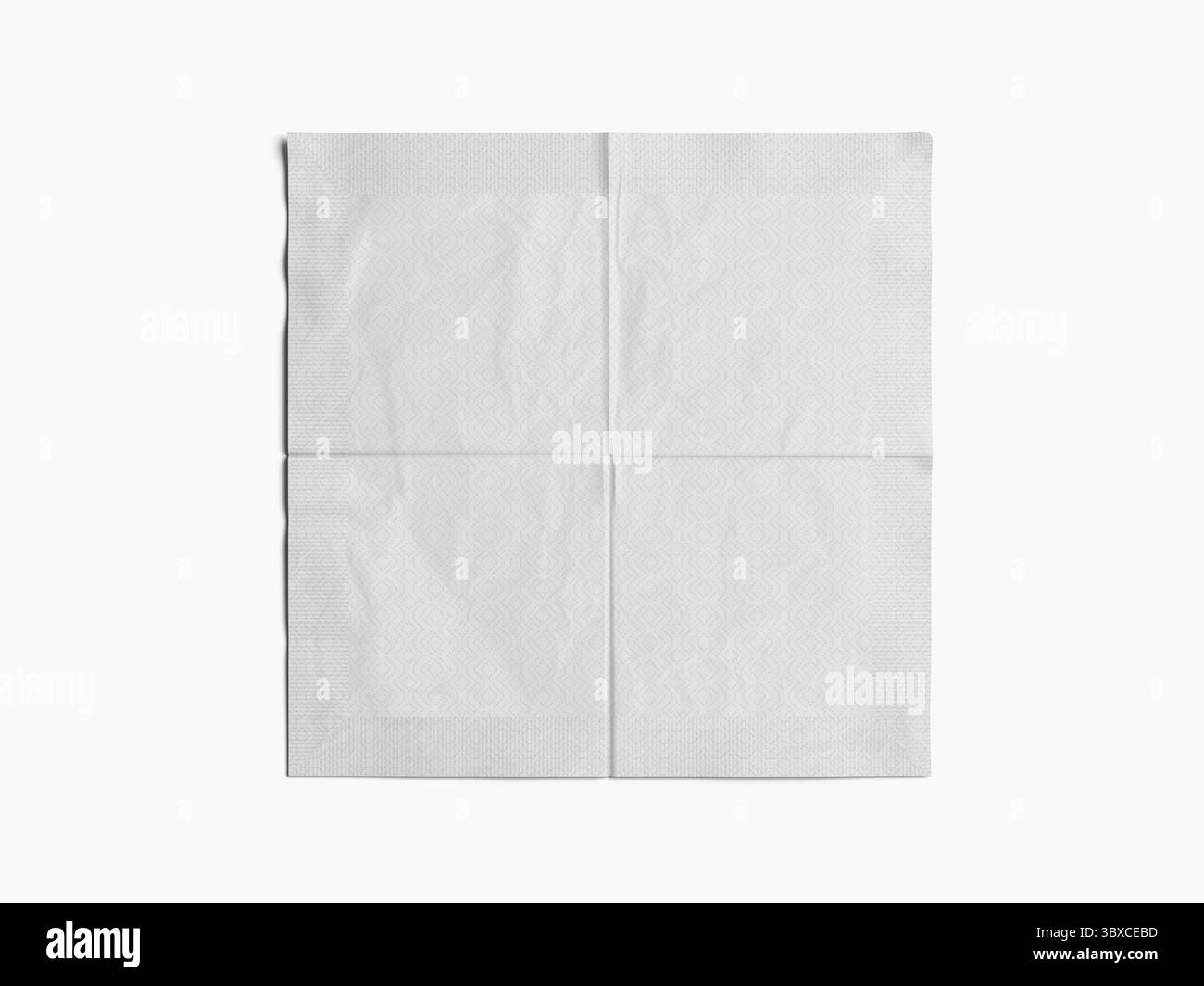 Napkin mockup template Black and White Stock Photos & Images - Alamy
