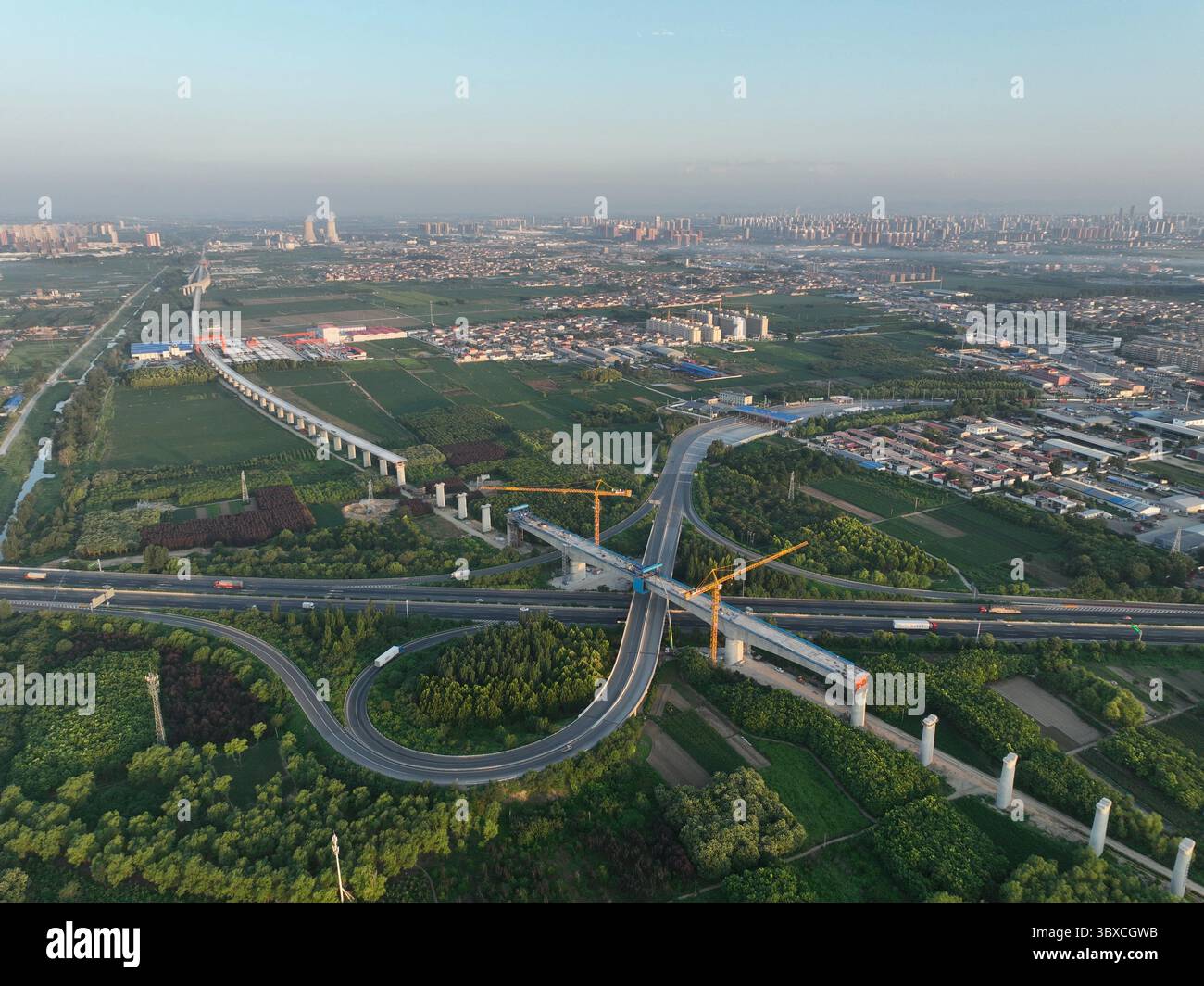 (250718) -- BAODING, July 18, 2025 (Xinhua) -- An aerial drone photo ...