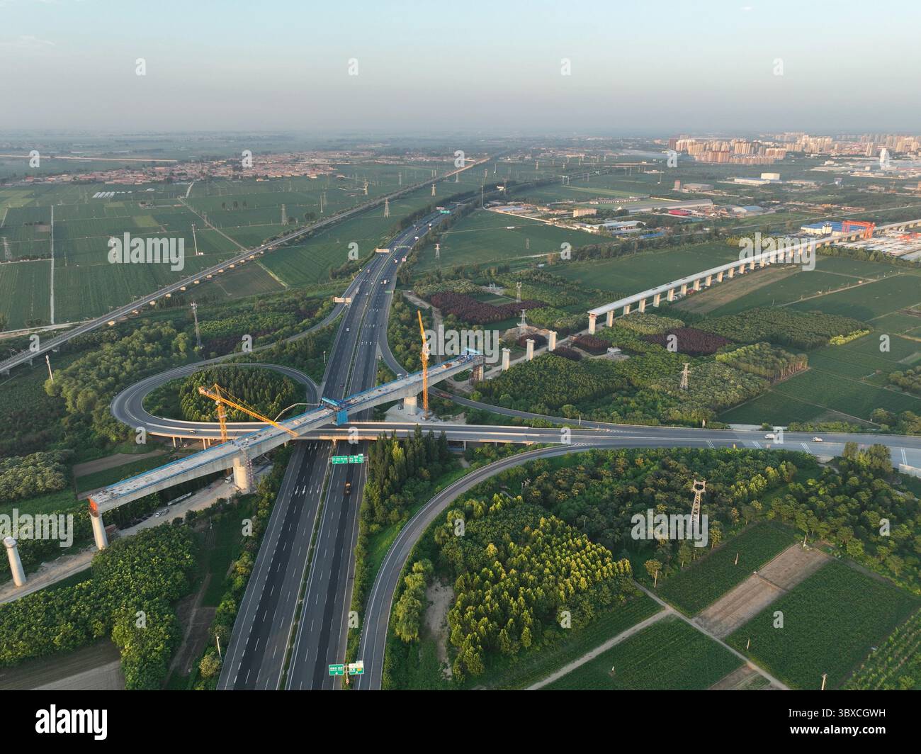 (250718) -- BAODING, July 18, 2025 (Xinhua) -- An aerial drone photo ...
