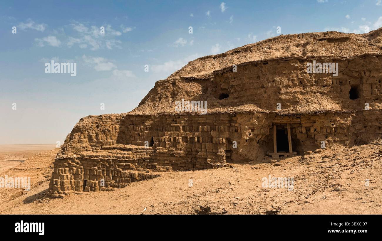 Ruins of ancient structures in Uruk Iraq reflect the regions rich ...