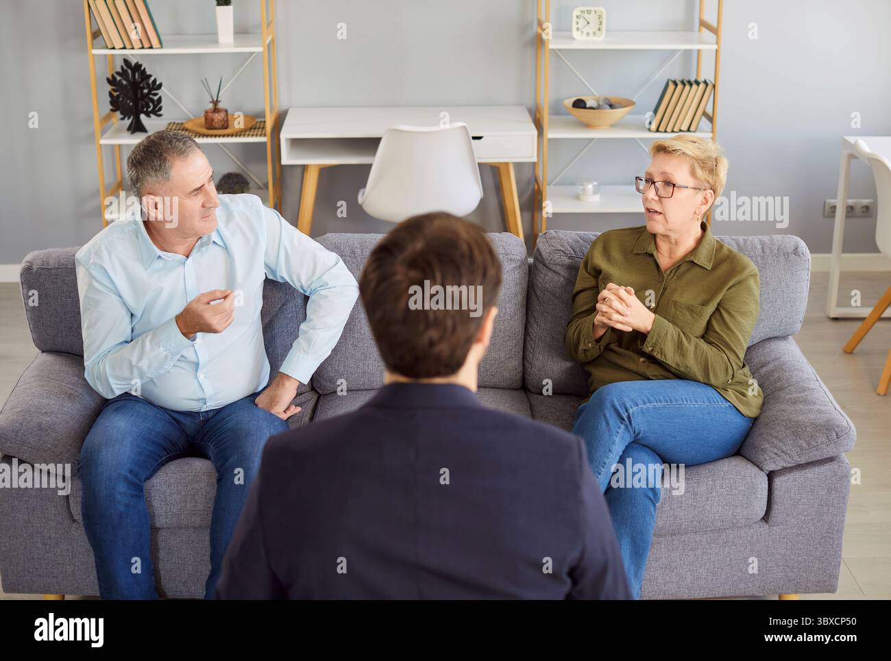 Doctor old man quarrel in hi-res stock photography and images - Alamy