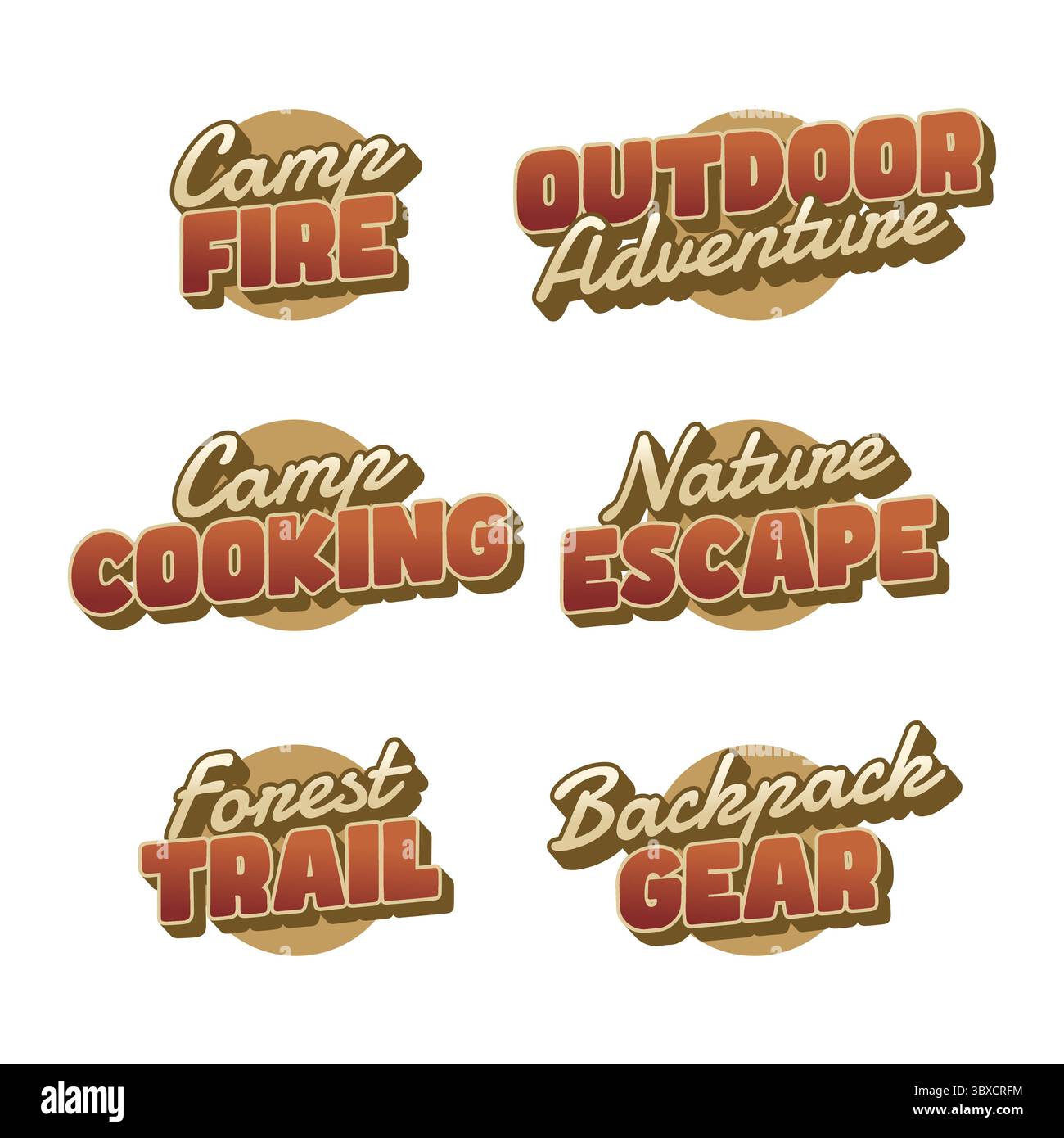 Camping mood Stock Vector Images - Alamy