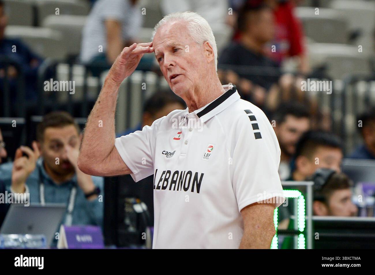Shenzhen, China PR. 18 July, 2025. Coughter Paul coach of Lebanon ...