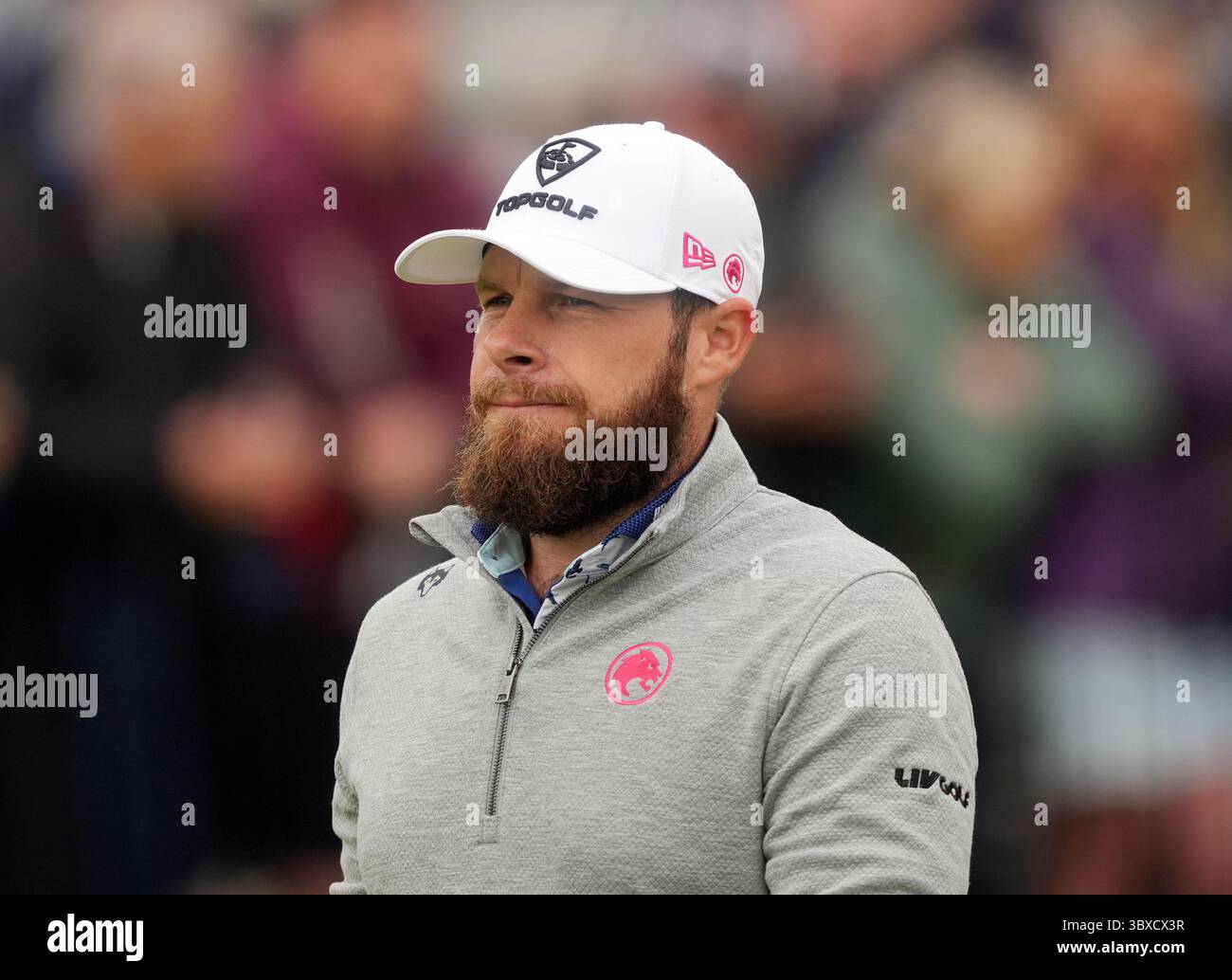 England's Tyrrell Hatton walks from the 1st during day two of The 153rd ...
