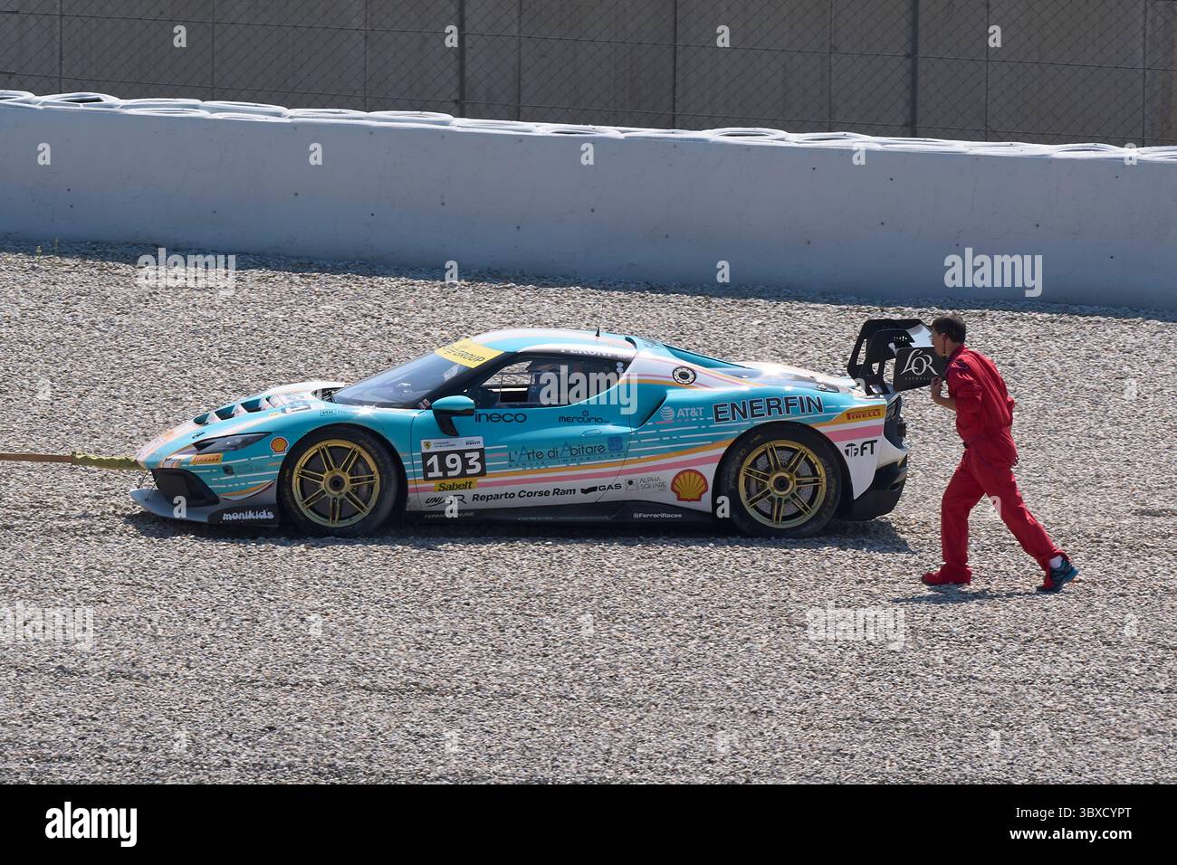 BARCELONA, SPAIN - JULY 17: Manuela Gostner of Italy and (193) Ineco ...