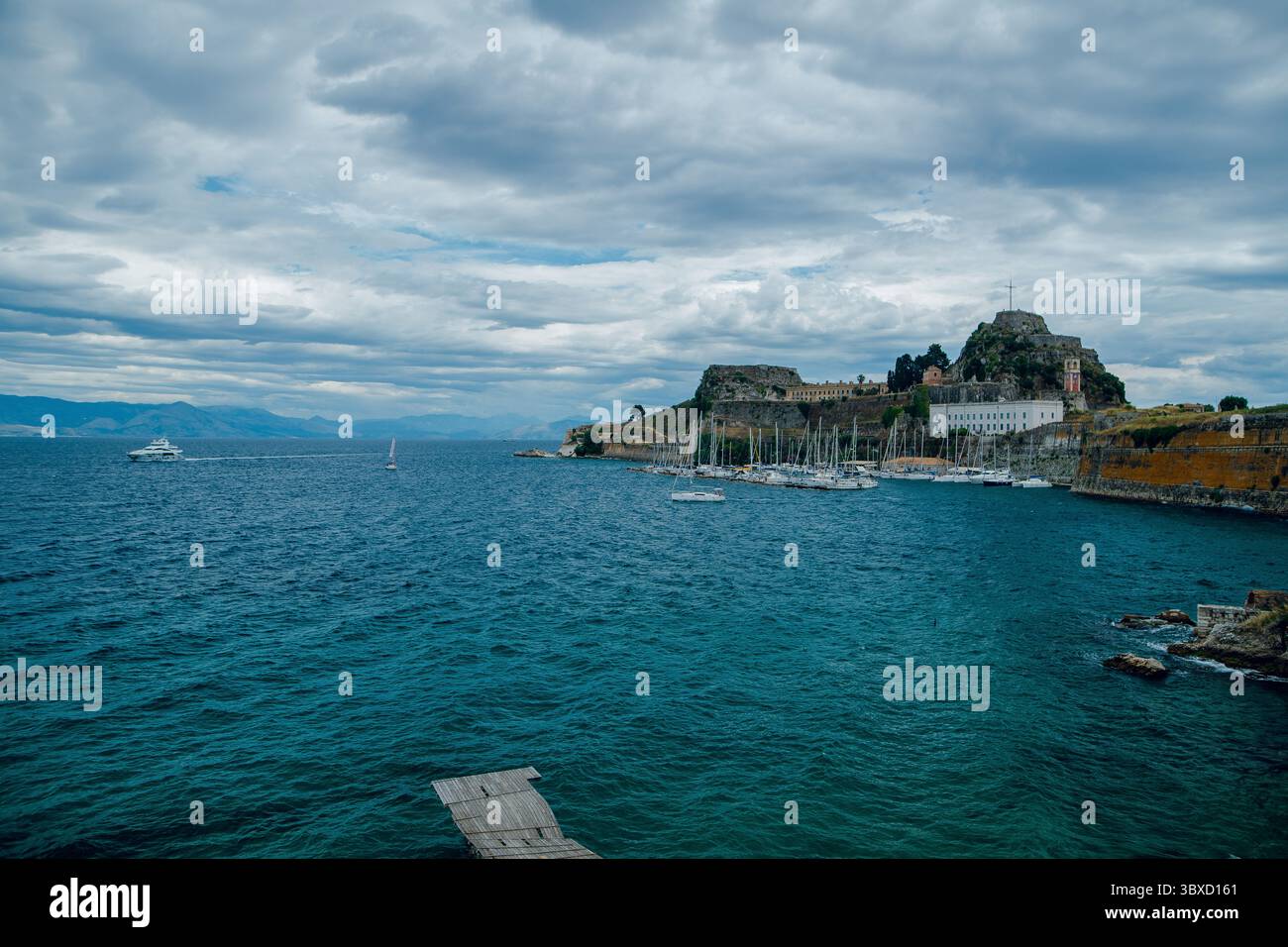 Marina yachts ancient fortress hi-res stock photography and images - Alamy