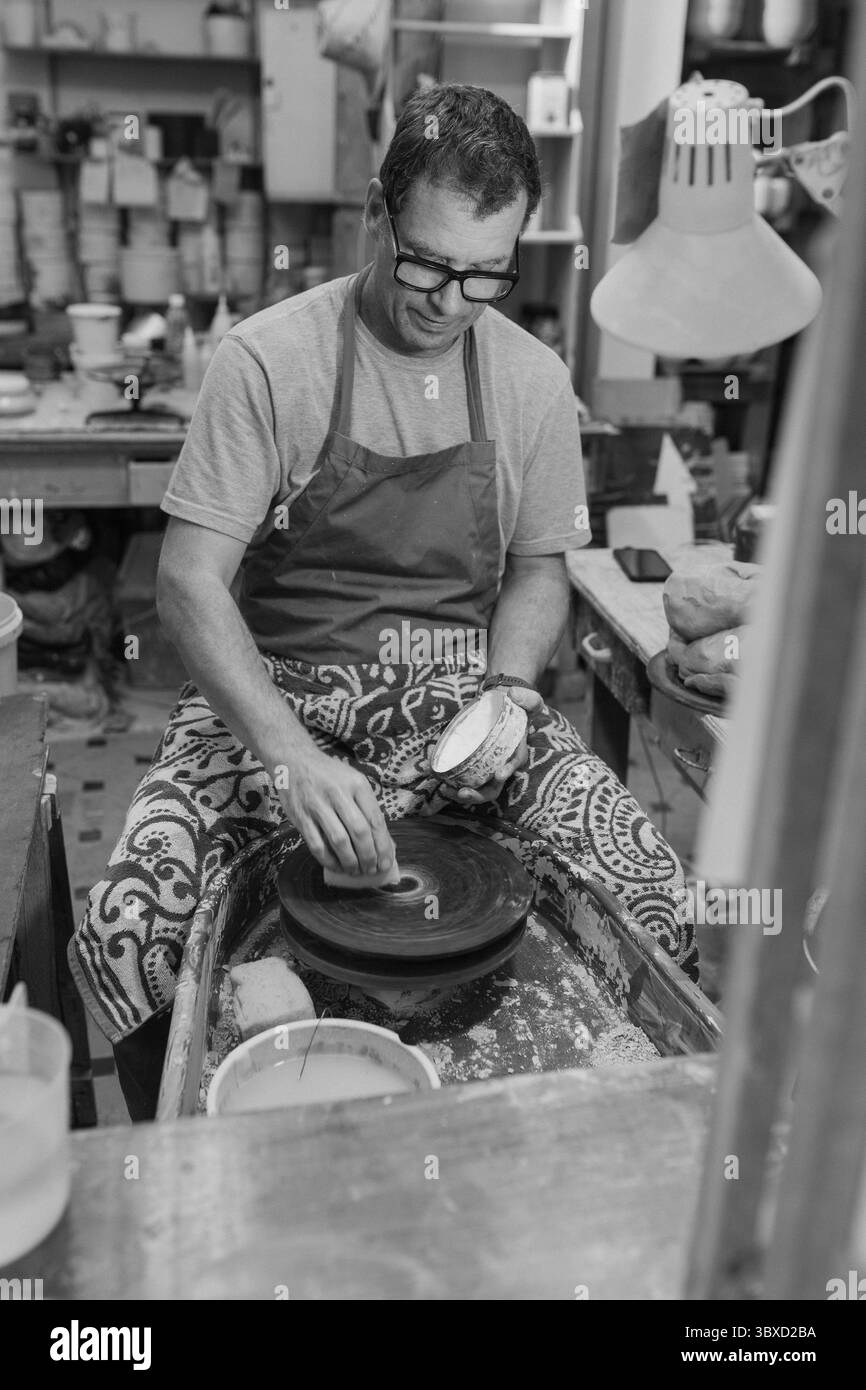 Local artist studio Black and White Stock Photos & Images - Alamy