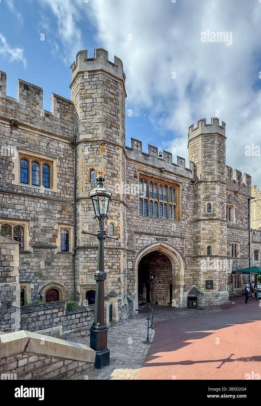 Exterior view towers entrance hi-res stock photography and images - Alamy