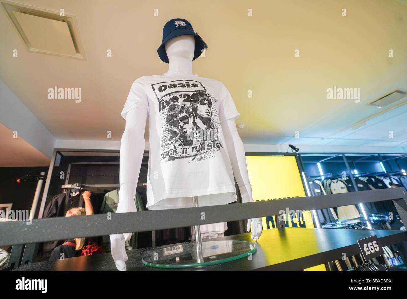 London, UK. 18 July 2025 Oasis Pop-Up Store in Carnaby street London ...