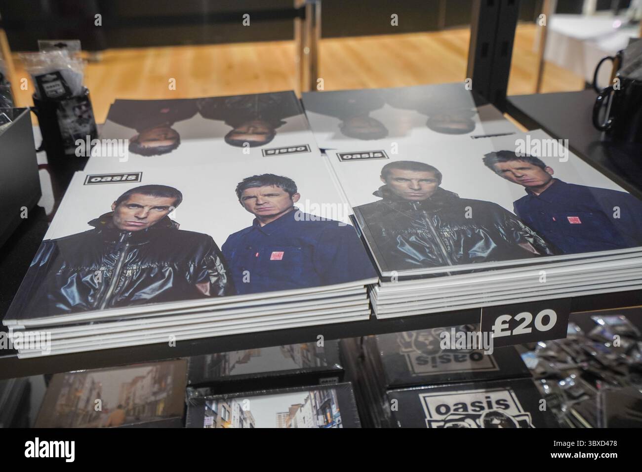 London, UK. 18 July 2025 Oasis Pop-Up Store in Carnaby street London selling exclusive Oasis ...